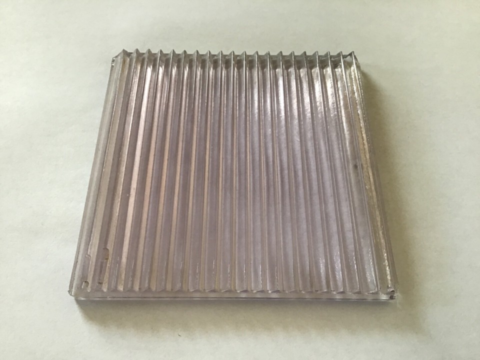 4 x 4 Prism Glass Window Pane Tile ~ Like Luxfer ~ Lavender ~ Antique ...