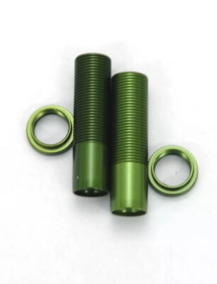 STRC Aluminum Shock Body w/Spring Collar Set Green Axial Wraith/RR10 ...