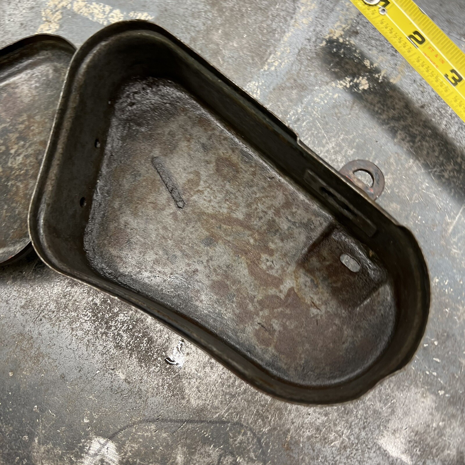 OLD RED HARLEY DAVIDSON HUMMER TOOL BOX OEM 125 165 S ST Original ...