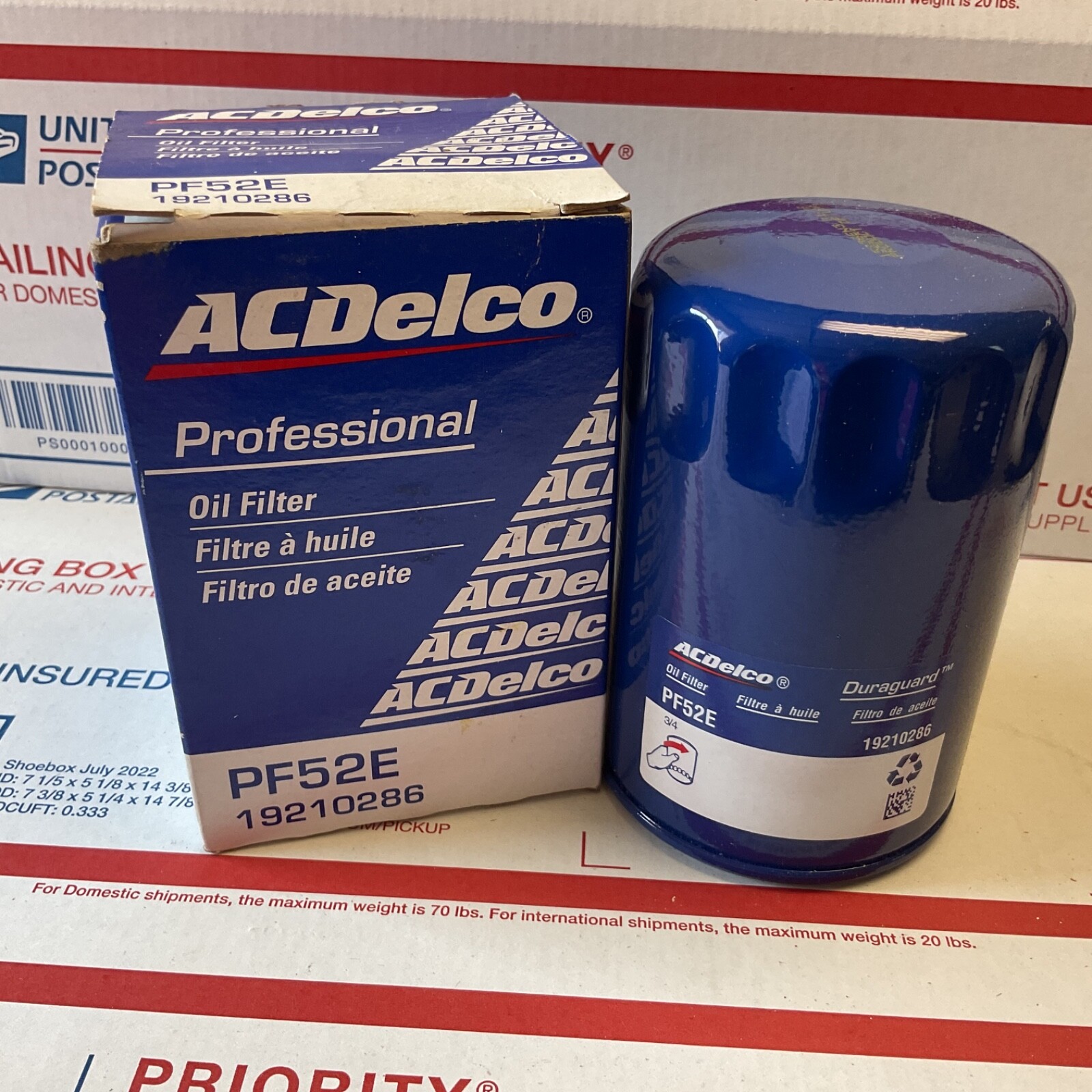 1 ACDelco Professional Oil Filter PF52E. 19210286 NEW | eBay