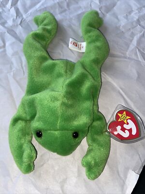 1993 TY “Legs” The Frog Beanie Baby, Mint Tag | eBay