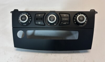 08 09 10 Bmw 528i 535i 550i Climate Control Panel Temperature Unit A/C ...