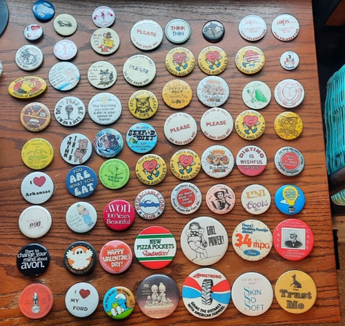 Vintage Pinback Button Pins Lot | eBay