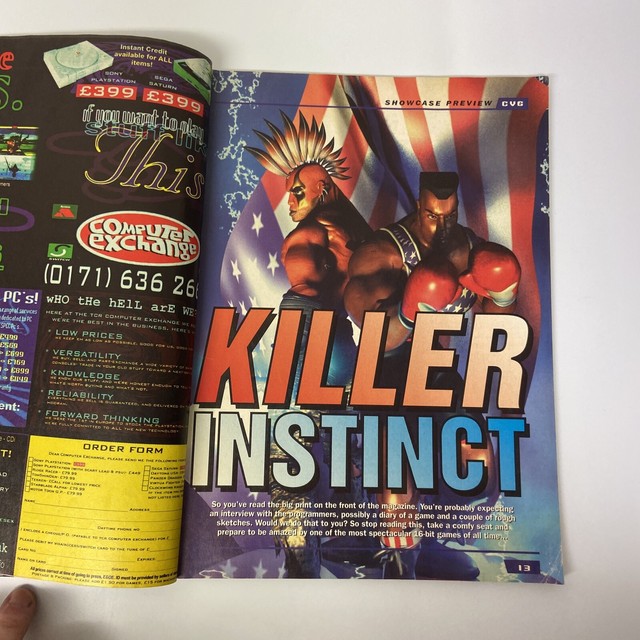 36114 Issue 154 CVG Computer and Video Games Magazine 1994 for sale ...