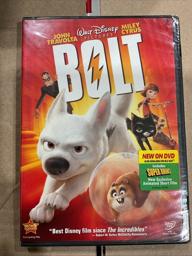 Walt Disney Bolt DVD 2010 John Travolta Miley Cyrus Brand New Sealed | eBay