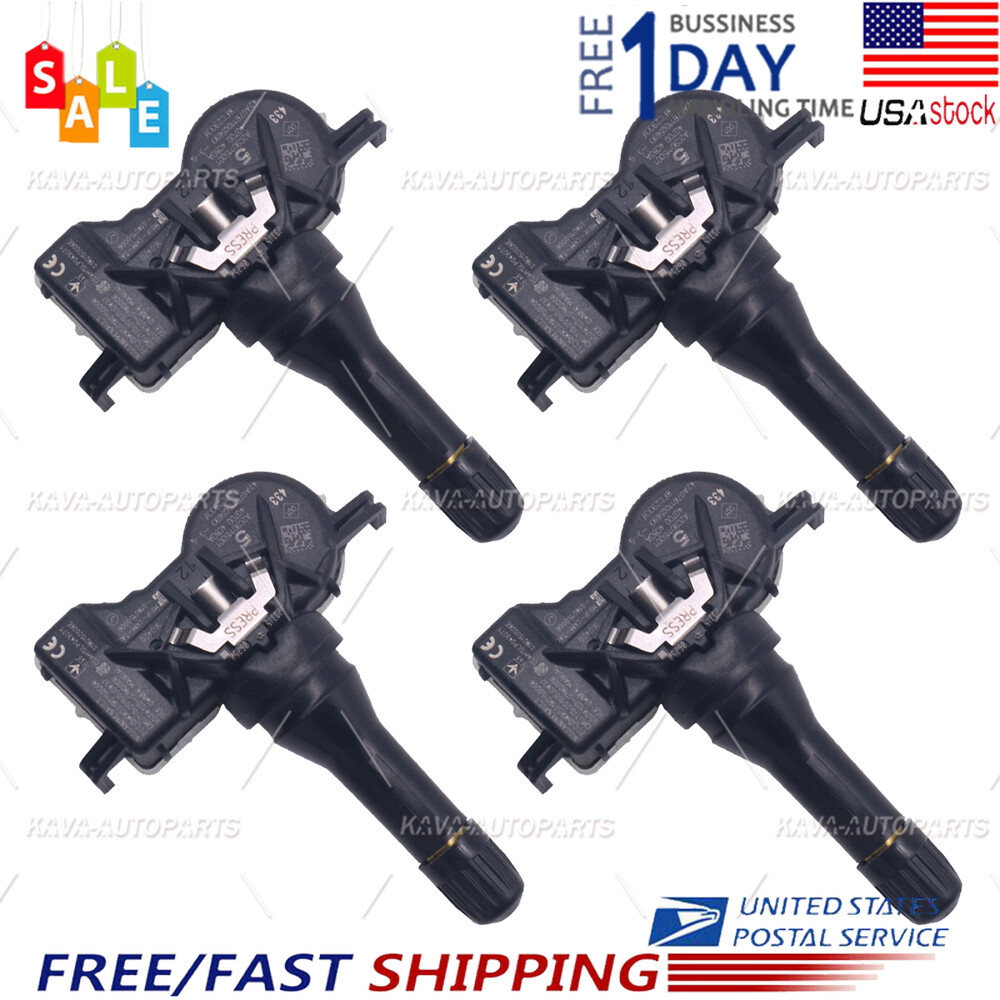 Set of (4) Tire Pressure Sensor TPMS For 2019-2020 Altima Leaf 40700 ...