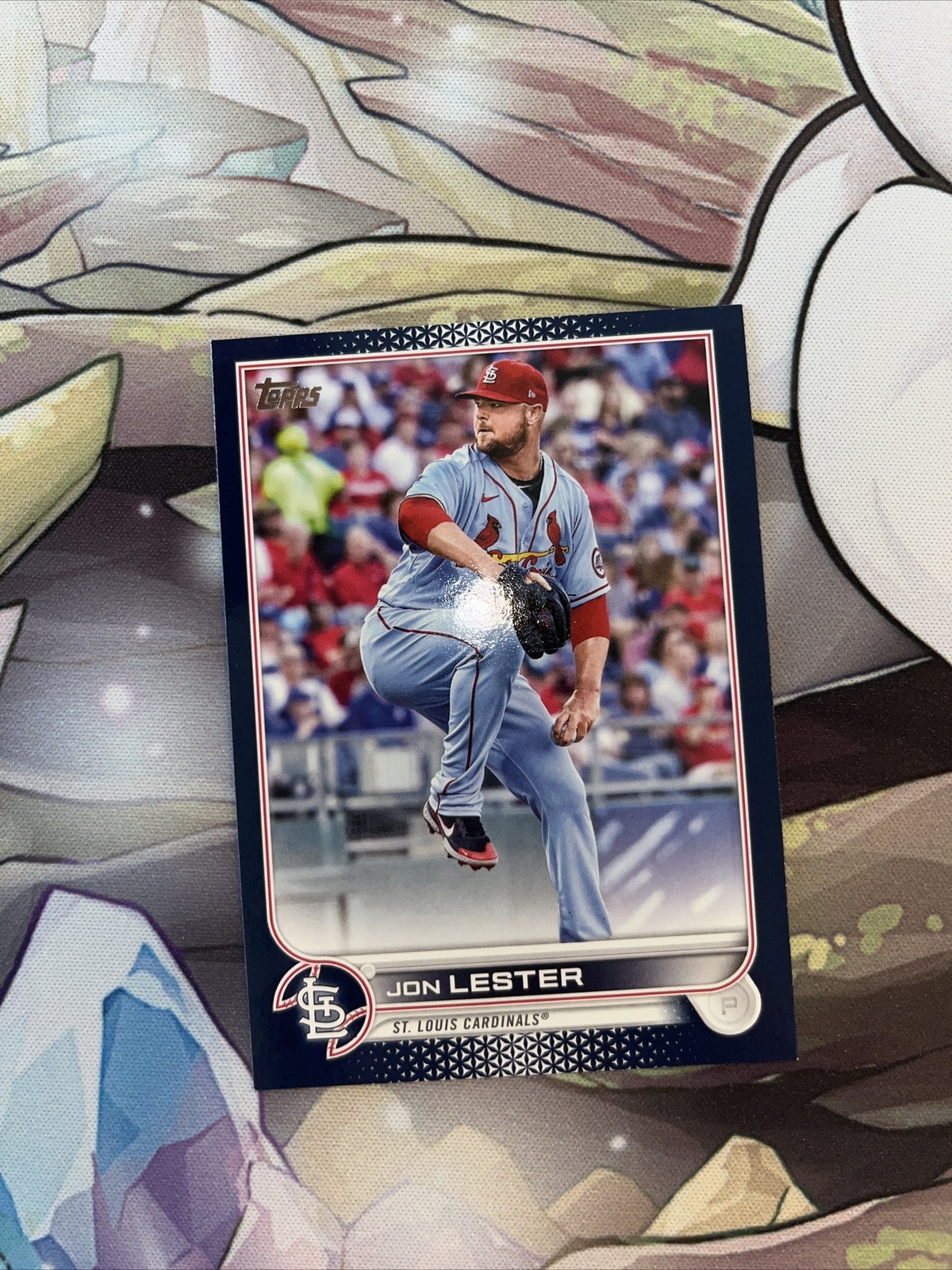 JON LESTER #213 | 2022 Topps Series 1 BLUE Parallel SP Cardinals BOSTON ...