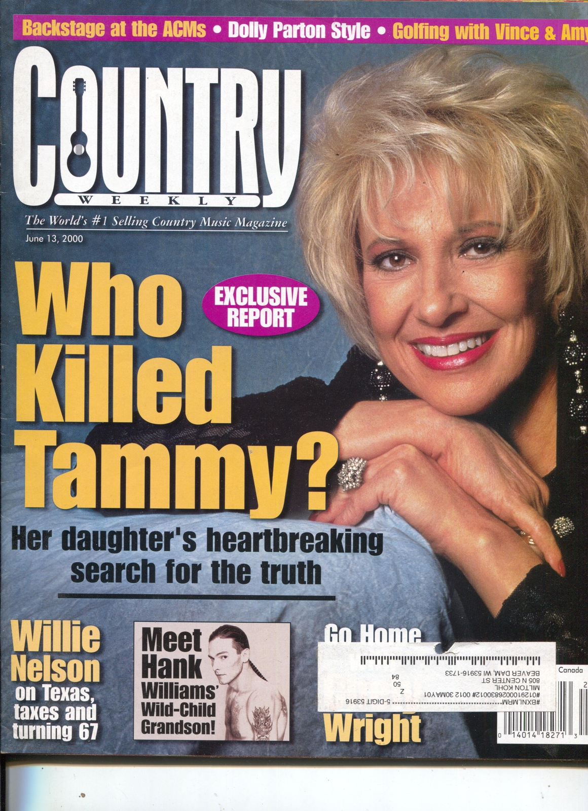MAG: Country Weekly-Tammy Wynette-Dolly Parton-Clint Black-June-2000 | eBay