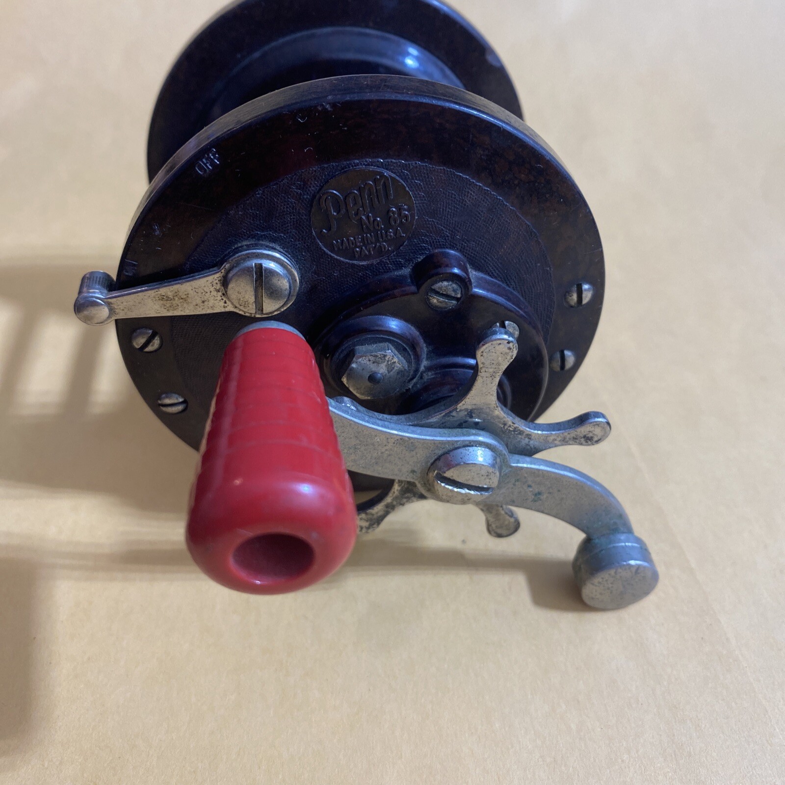 Used Vintage Penn 85 Sea Boy Star Drag Fishing Reel Box 2:1 Gear Ratio ...