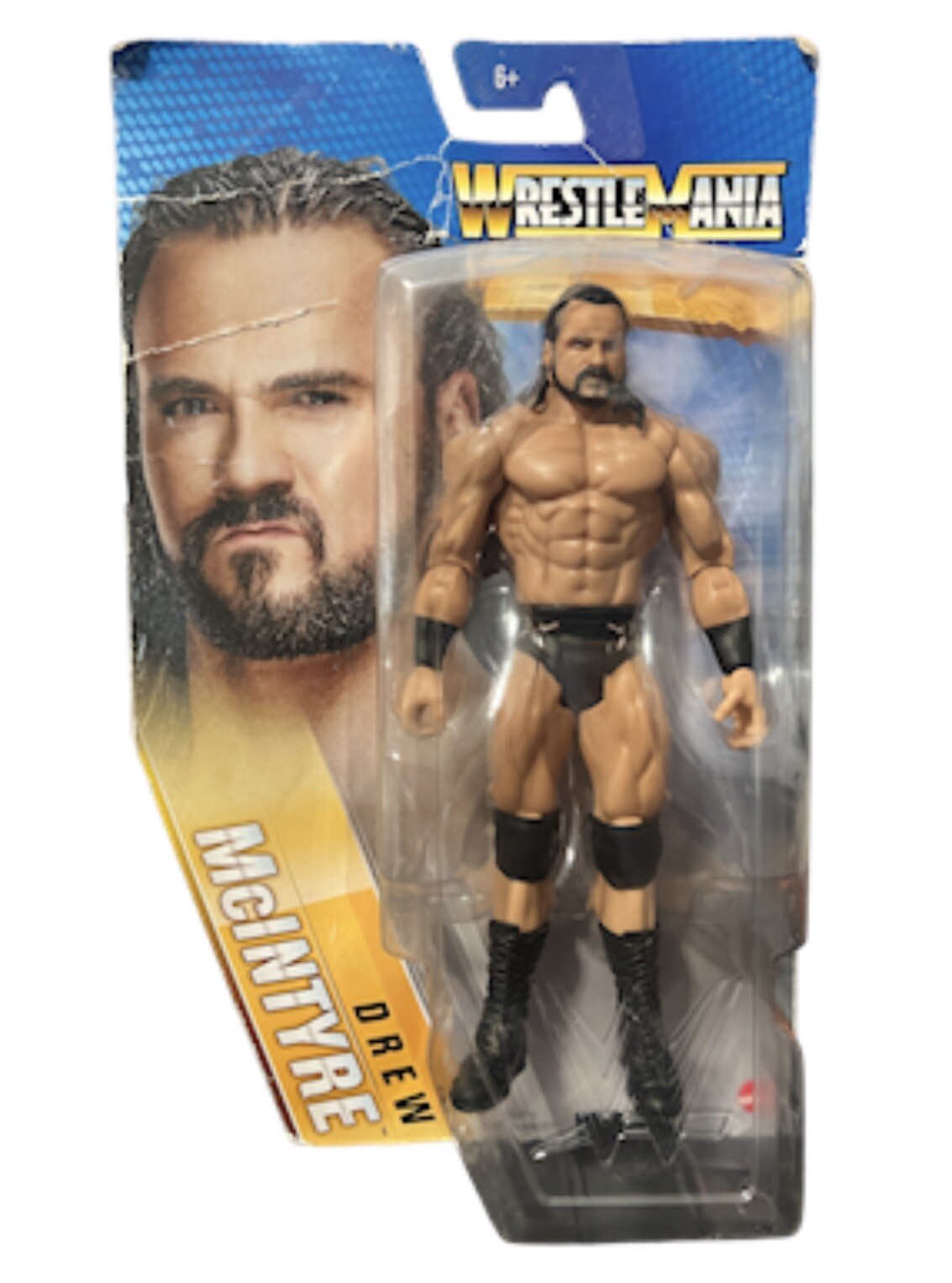 Mattel WWE Basic Wrestlemania Drew McIntyre Action Figure Wrestle Mania ...