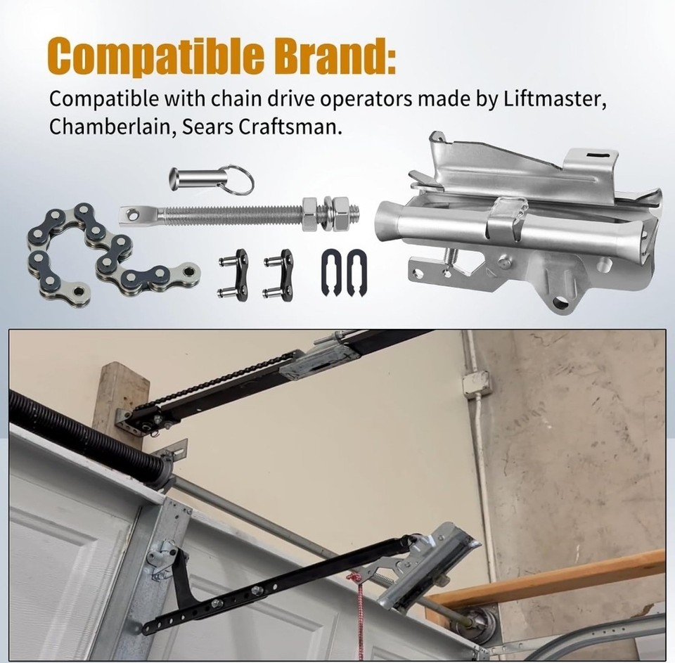 41A3489 Garage Door Openers Complete Trolley Assembly Chain Drive For ...