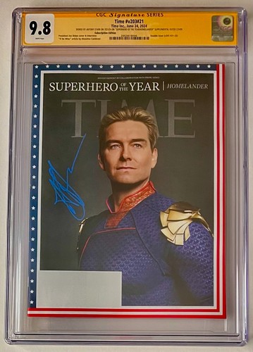 TIME MAGAZINE HOMELANDER • CGC SS 9.8 • ANTONY STARR • UNCIRCULATED ...