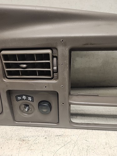 ** 99- 2005 FORD EXCURSION SPEEDOMETER CLUSTER DASH BEZEL OEM BROWN ...