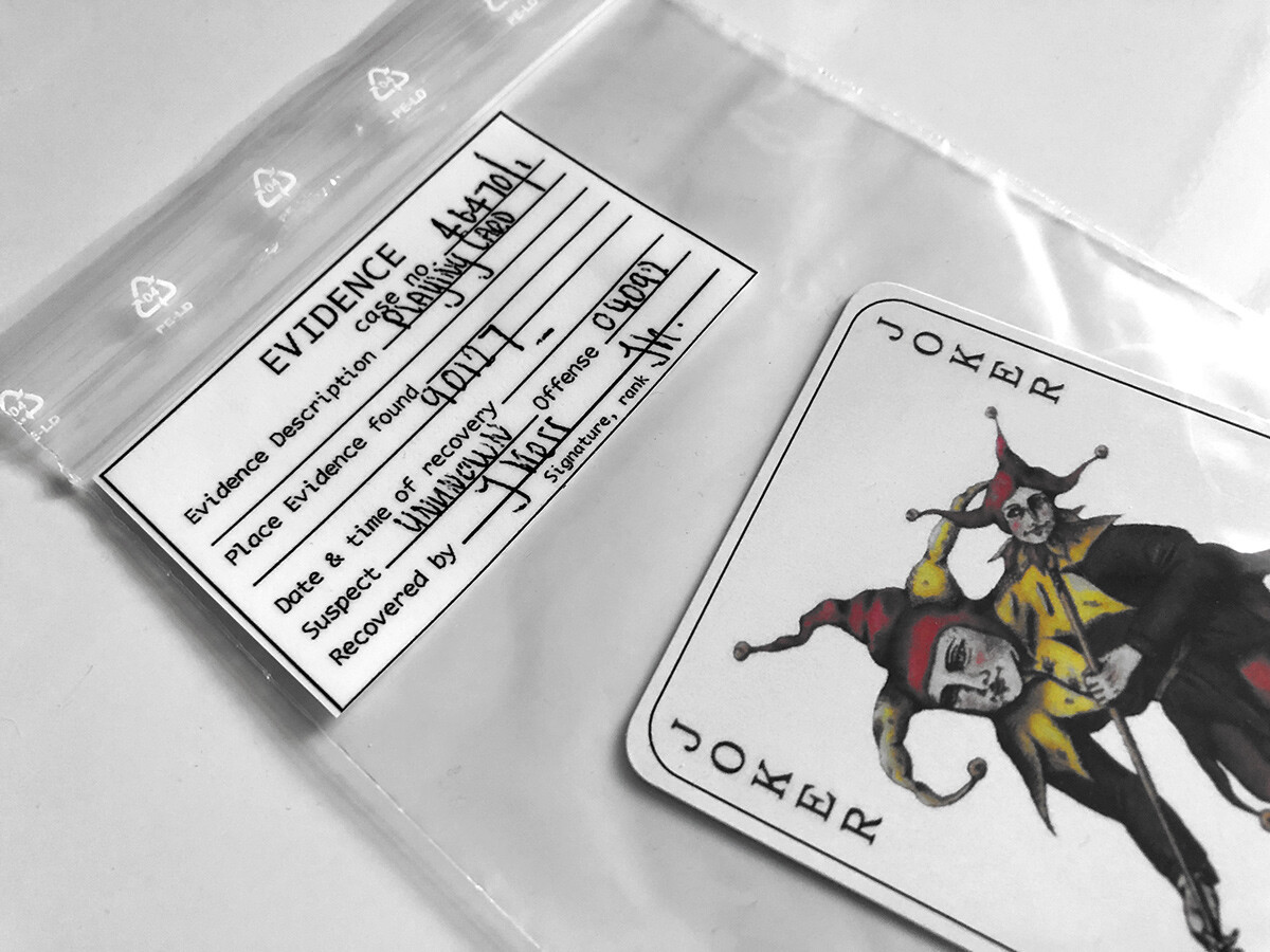 Joker Calling Card Batman Begins