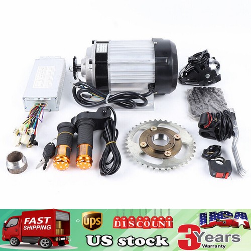 New 48V 750W Electric 3-wheel Bike Brushless Motor Kit For Adults ...