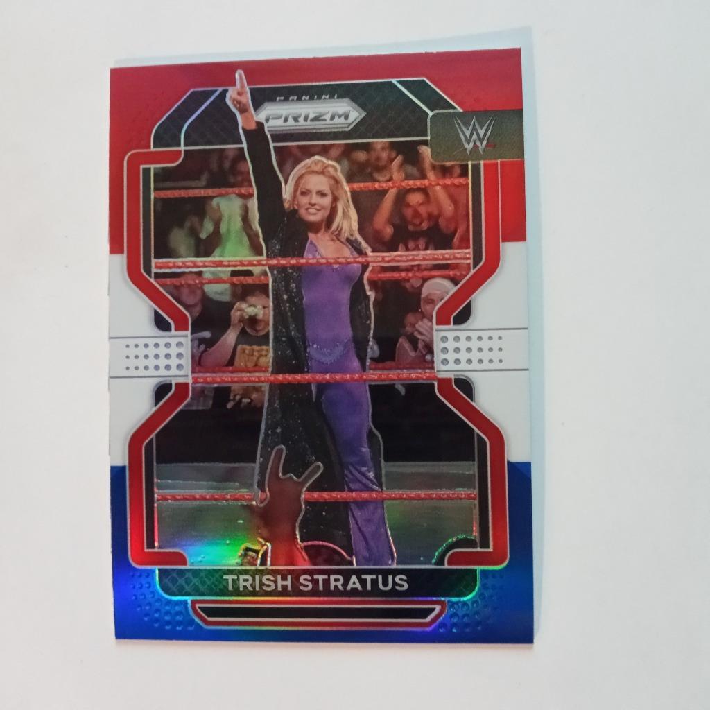 2022 Panini Prizm WWE - Red White & Blue Prizm #197 Trish Stratus for ...