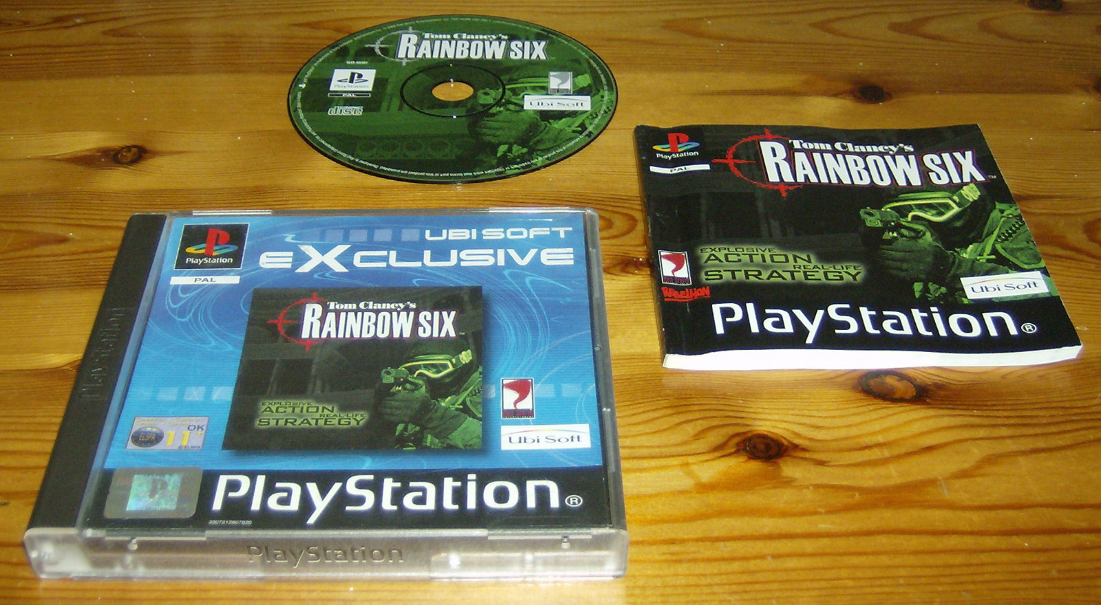 TOM CLANCY'S RAINBOW SIX PLAYSTATION PS1 ORIGINAL GAME | eBay