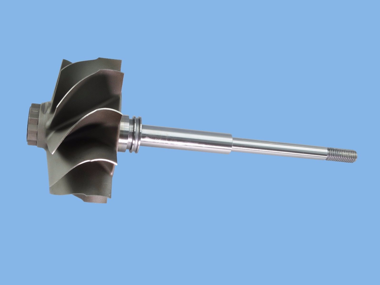 For Borg Warner S400SX475-T6-Twin Scroll Turbo Comp Wheel & Shaft ...