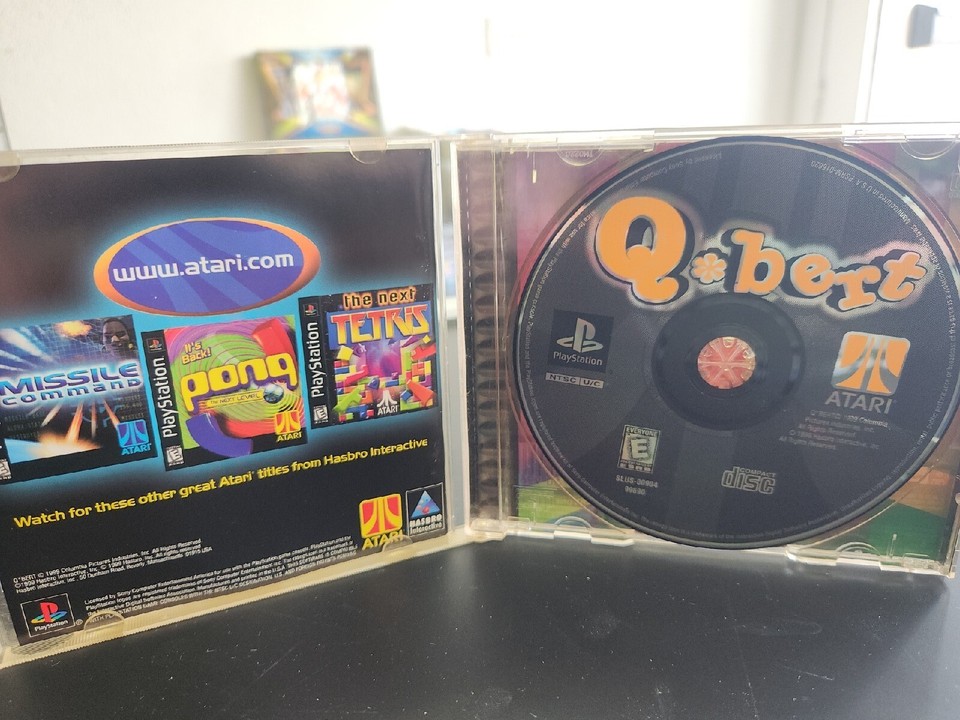 Qbert PS1 (Sony PlayStation 1, 1999) Complete With Manual 76930996904| eBay