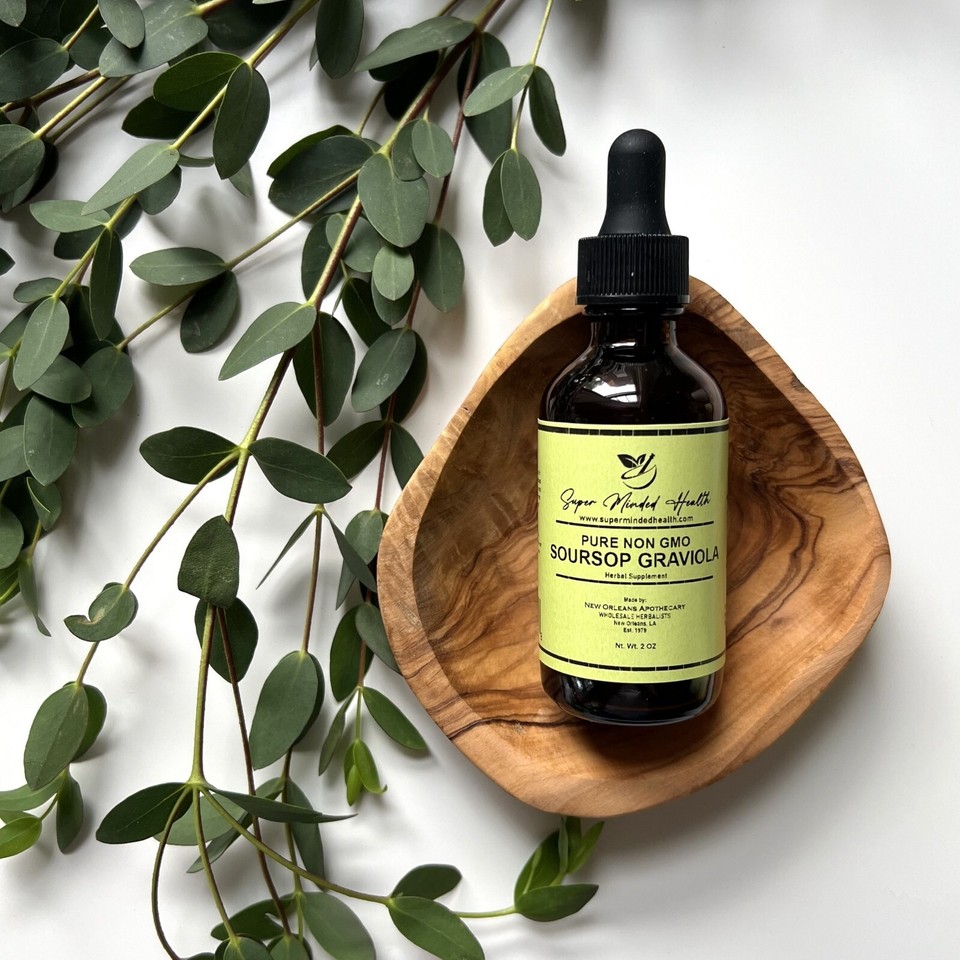 Soursop Graviola Leaf Tincture | Guanabana Paw-Paw | Annona Muricata ...