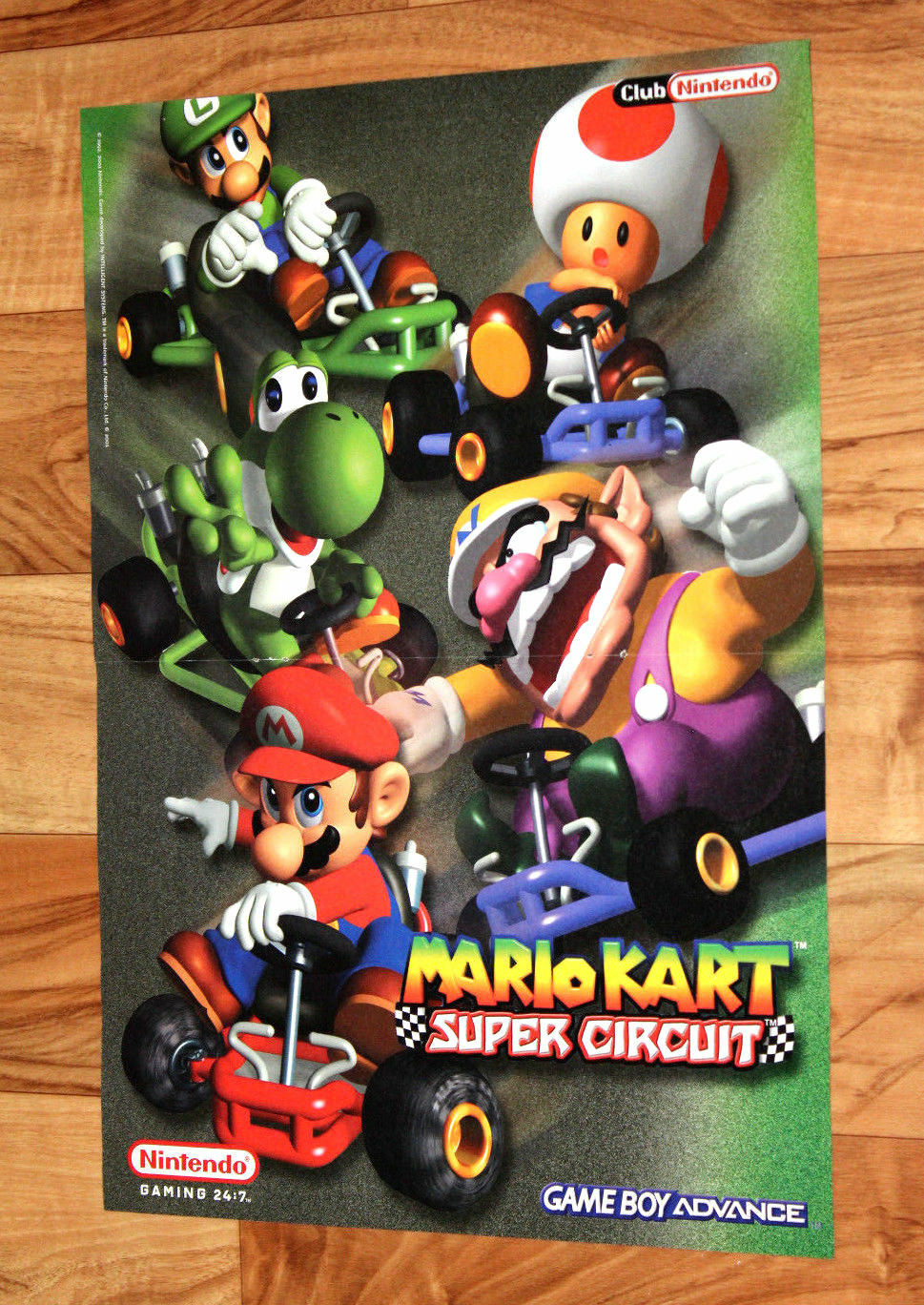 2001 Nintendo Mario Kart Super Circuit / GameBoy Advance small Poster ...