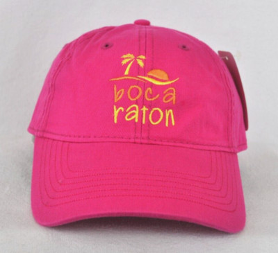 *BOCA RATON FLORIDA* Sun Sand Surf Beachcombing Ball cap hat *OURAY ...