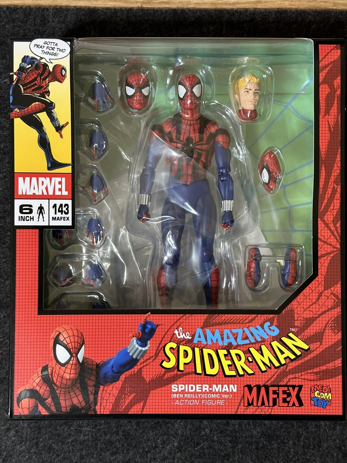 MAFEX 143 Ben Reilly Amazing Spider-Man Reissue (Comic Ver.) | eBay