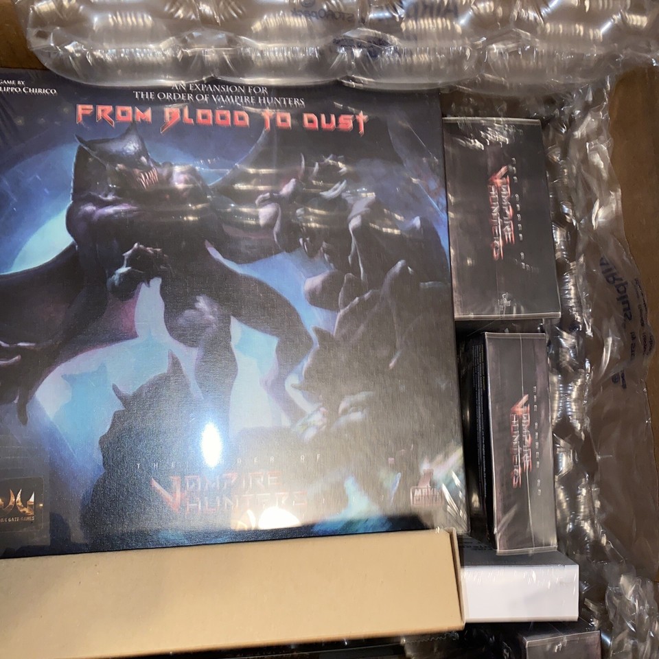 The Order Of Vampire Hunters Board Game Plus Kickstarter And Expansions ...