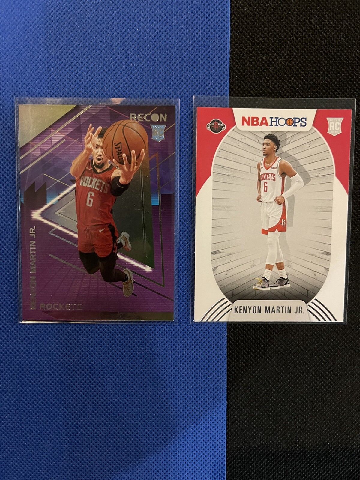 2021 kenyon martin jr. rookie lot of 2 recon nba hoops | eBay