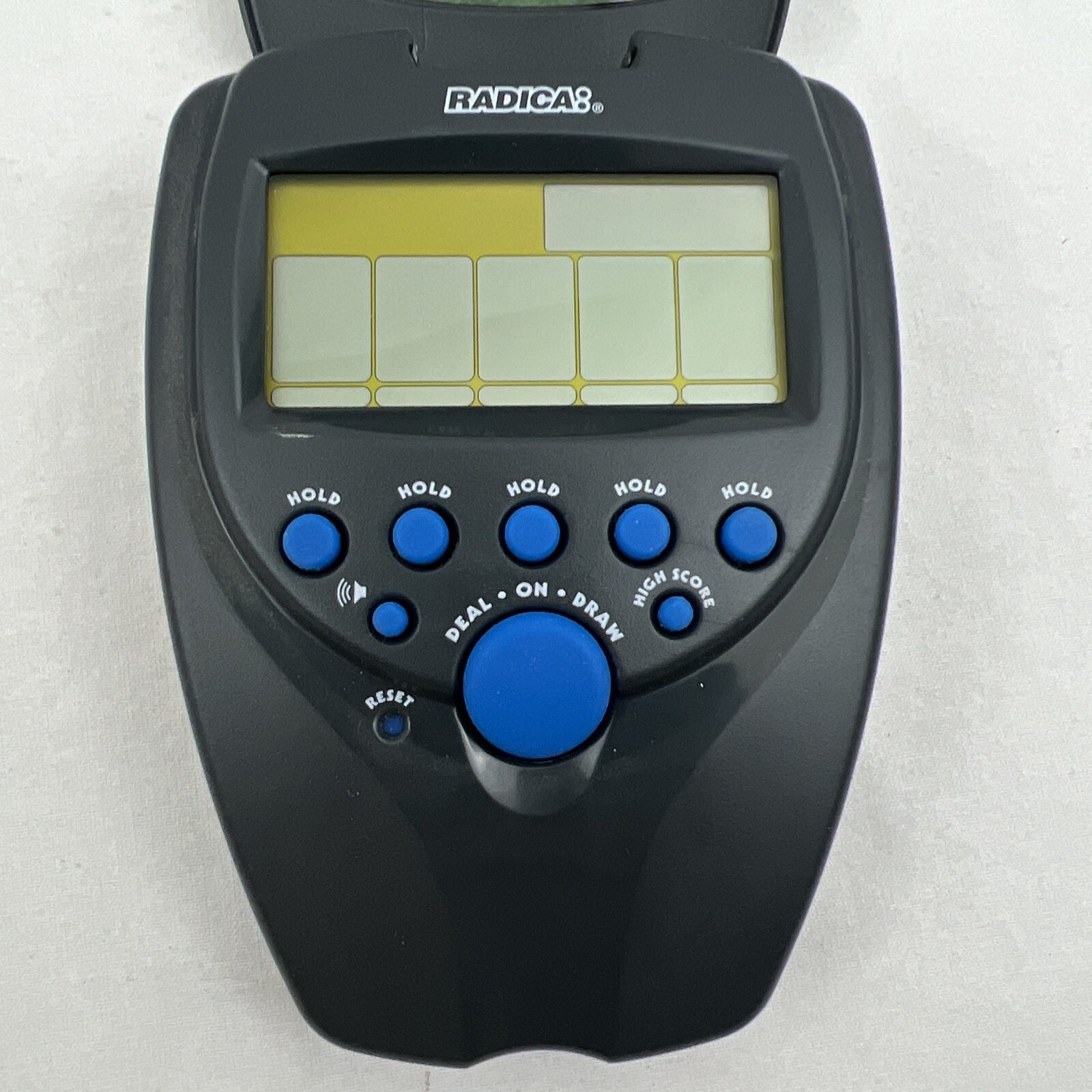 Radica Draw Poker Electronic Handheld Game 1999 Working Flip Top Lid | eBay