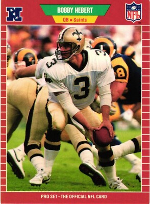 1989 PRO SET BOBBY HEBERT #266 CARD $0.99 VALUE BOX | eBay