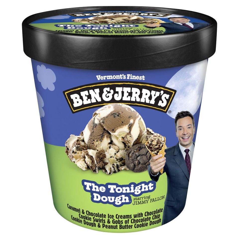 Ben & Jerry's Vermont's Finest The Tonight Dough Ice Cream, one pint (6 ...