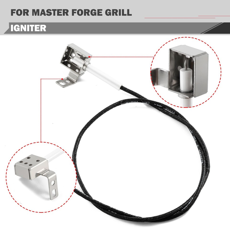 Grill Igniter For Master Forge Grill Parts BG1793B-A BG179C BG179 ...