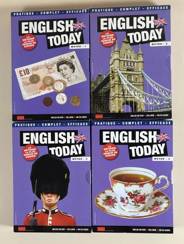 English Today Moyen Vol 1-4/ DVDs + CDs + Livres | eBay