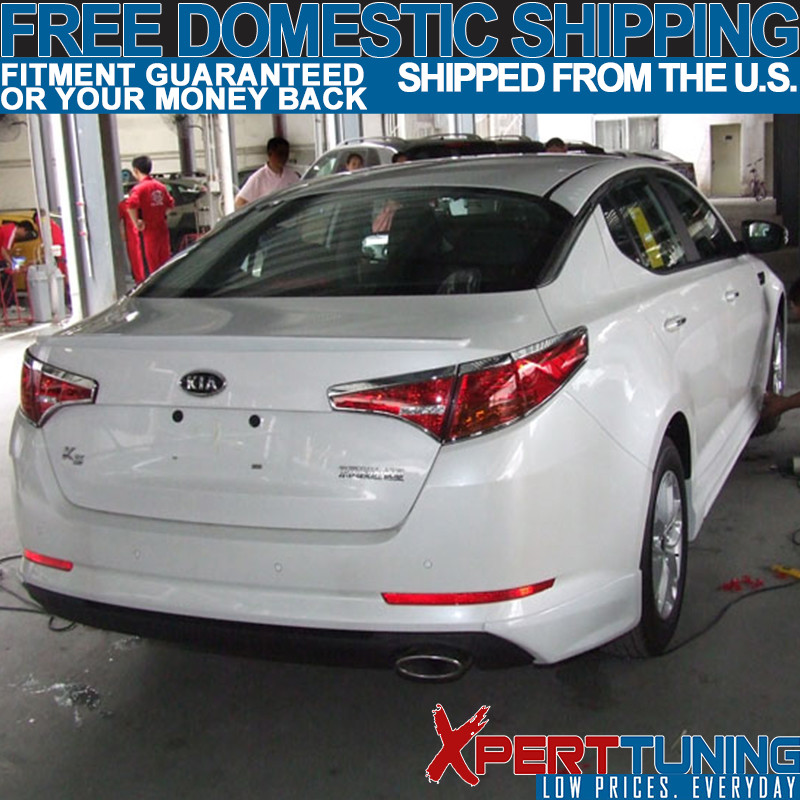 Fit For 10-12 Kia Optima K5 Rear Bumper Lip Splitters Unpainted - PU | eBay