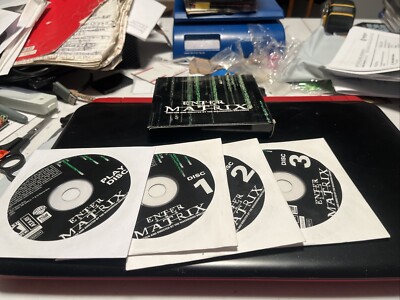 Enter The Matrix Windows PC Game 4 disc - 2003 No CD Key For Parts Or ...