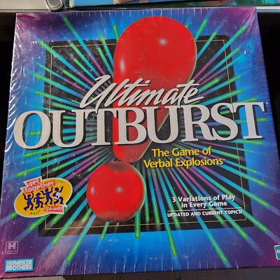 Vintage ULTIMATE OUTBURST Game Parker Brothers Hasbro 1999 Edition NEW ...