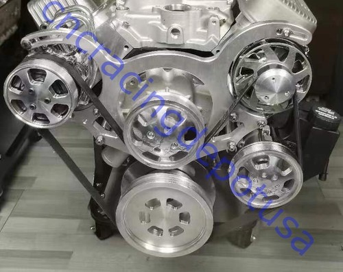 Big Block Chevy BBC 396 427 454 Alum Front Serpentine Pulley Drive ...