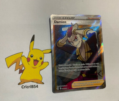 Pokemon 264/264 damien Full Art EB08 Epee et Bouclier poing de fusion ...
