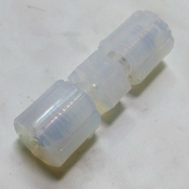 Parker GSC-2 Pargrip Straight Connector 1/8" to 1/8" Tube Size PFA for ...