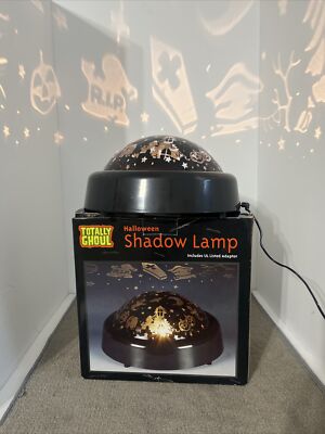 Vintage Totally Ghoul Projection Shadow Lamp Halloween Rotating Light ...