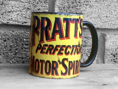 Pratt’s Oil Distressed Mug Pratt’s Perfection Motor Spirit | eBay UK