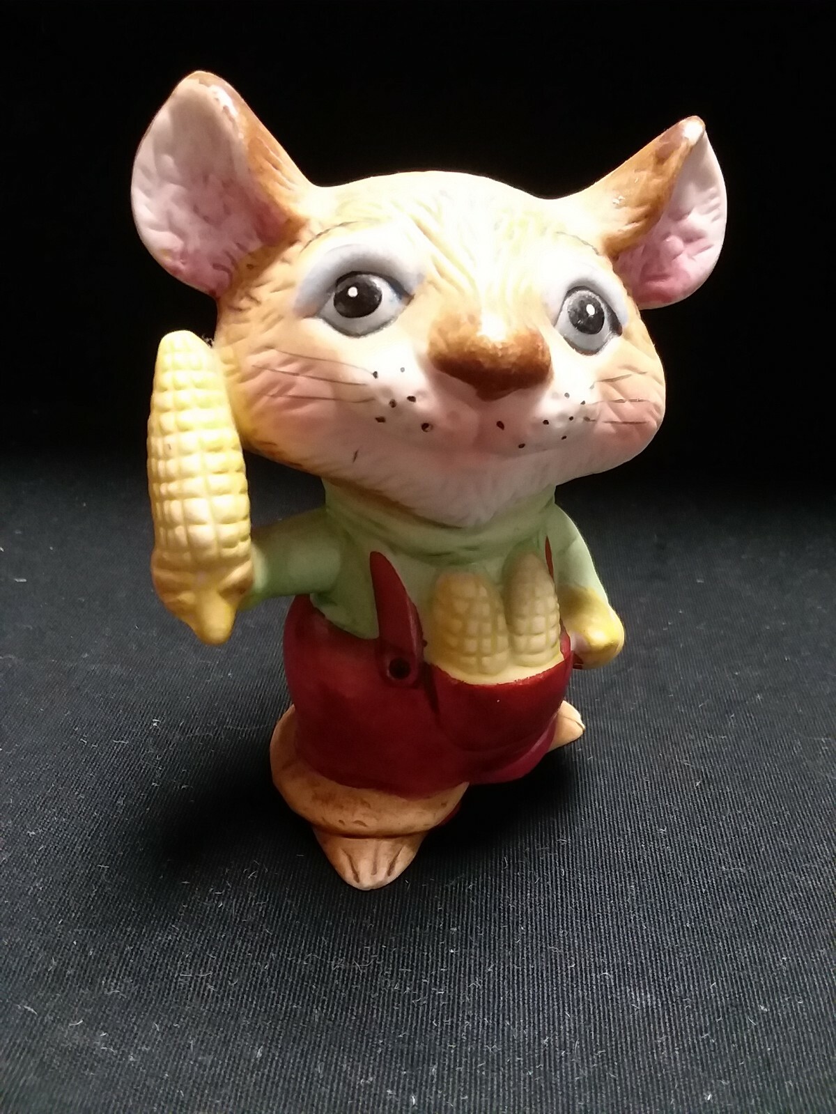 HOME INTERIOR HOMCO HARVEST MOUSE WITH CORN FARMER MOUSE #5601 | eBay