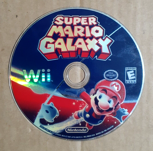 Super Mario Galaxy Disc ONLY (Nintendo Wii, 2007) VG Shape & Tested ...