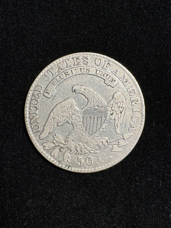 VF 1830 Capped Bust Half Dollar Cleaned Very Fine | eBay