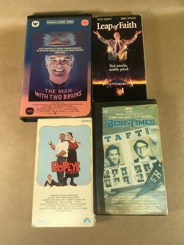 Steve Martin, Robin Williams VHS Movies 4 tapes | eBay