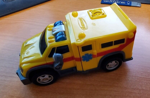 Vintage 2001 MATCHBOX Rescue Net Emergency Yellow AMBULANCE WORKS | eBay