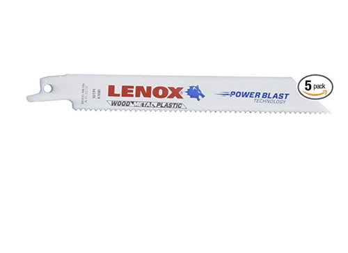 Lenox 20562610R 6" x 3/4" x 0.035" 10 T Reciprocating Saw Blade, Pack ...