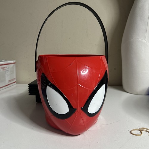 Marvel Spider-Man Figural Plastic Bucket Easter or Halloween Used. | eBay