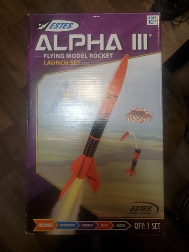 Estes 1427 Alpha III Flying Model Rocket Launch Set Up To 1150 Feet | eBay